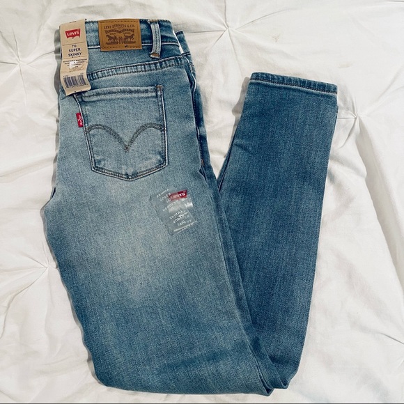 Levi's | Bottoms | Levis 7 Super Skinny Stretch Girls Jeans | Poshmark